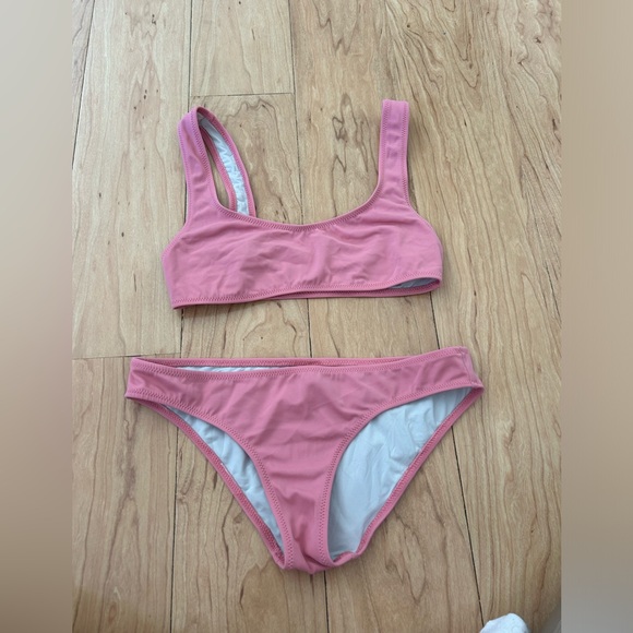 SOLID & STRIPED | Swim | Solid And Striped Pink Bikini Set | Poshmark